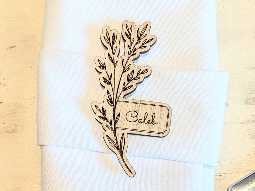 Personalised Place Settings, Wooden Table Decoration, Unique Wedding ...