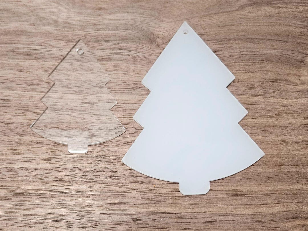 Acrylic Christmas Tree Craft Blanks, Custom Size and Shape, Acrylic ...
