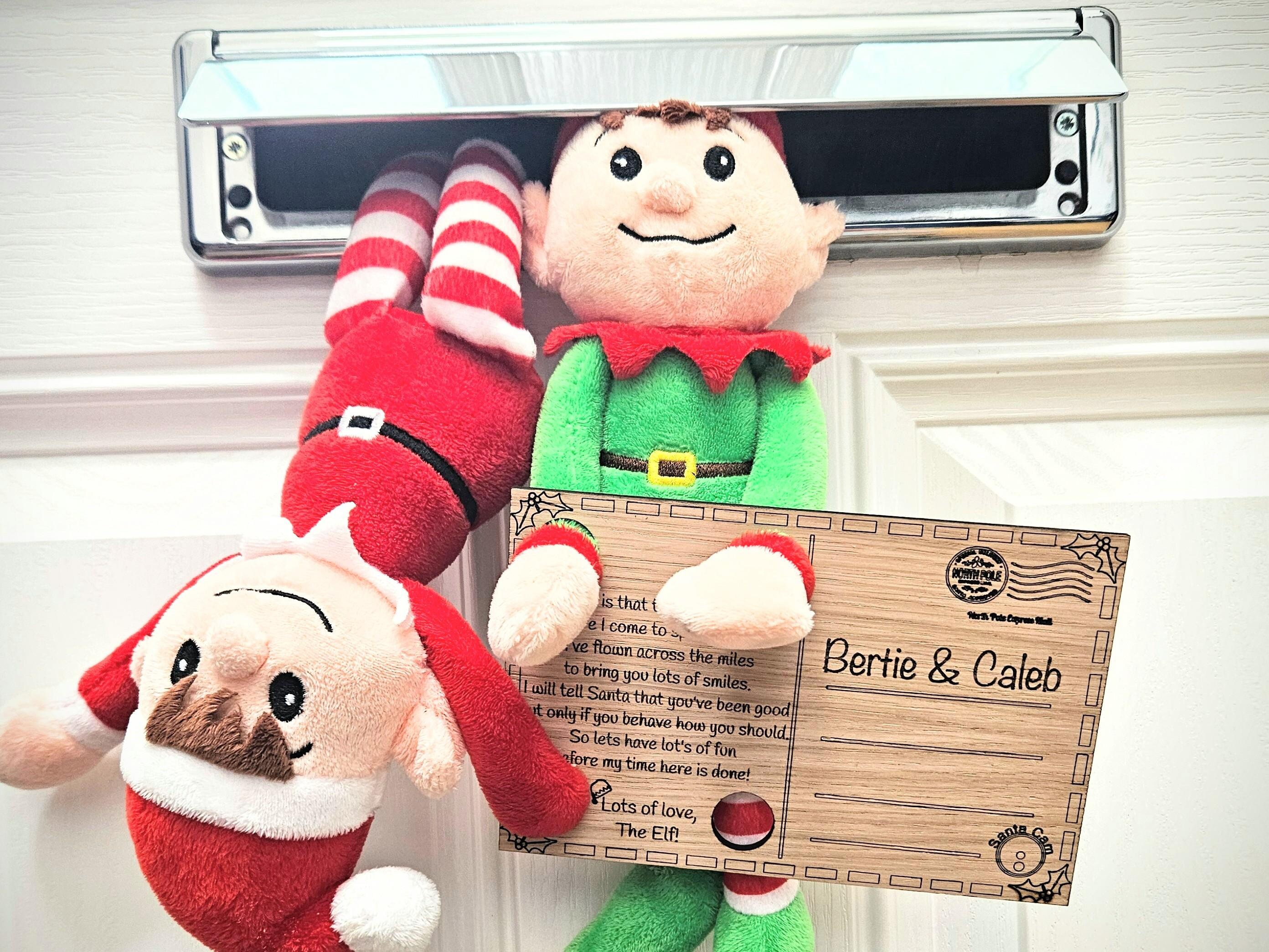 I'm Back Elf Postcard, Personalised Elf Arrival Ideas, Christmas Elf ...