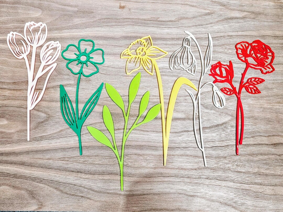 Individual Flower Stems, Floral Bouquet, Forever Flowers, Spring Gift ...
