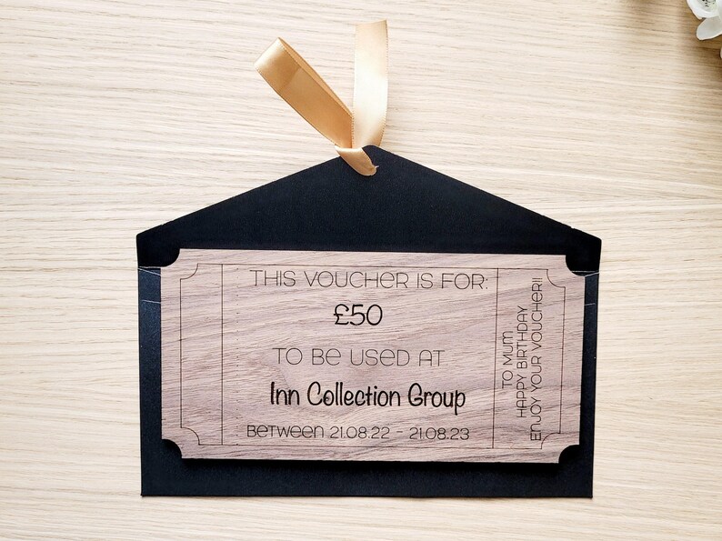 Personalised Gift Ticket, Surprise Gift Idea, Theatre, Concert, Gig ...