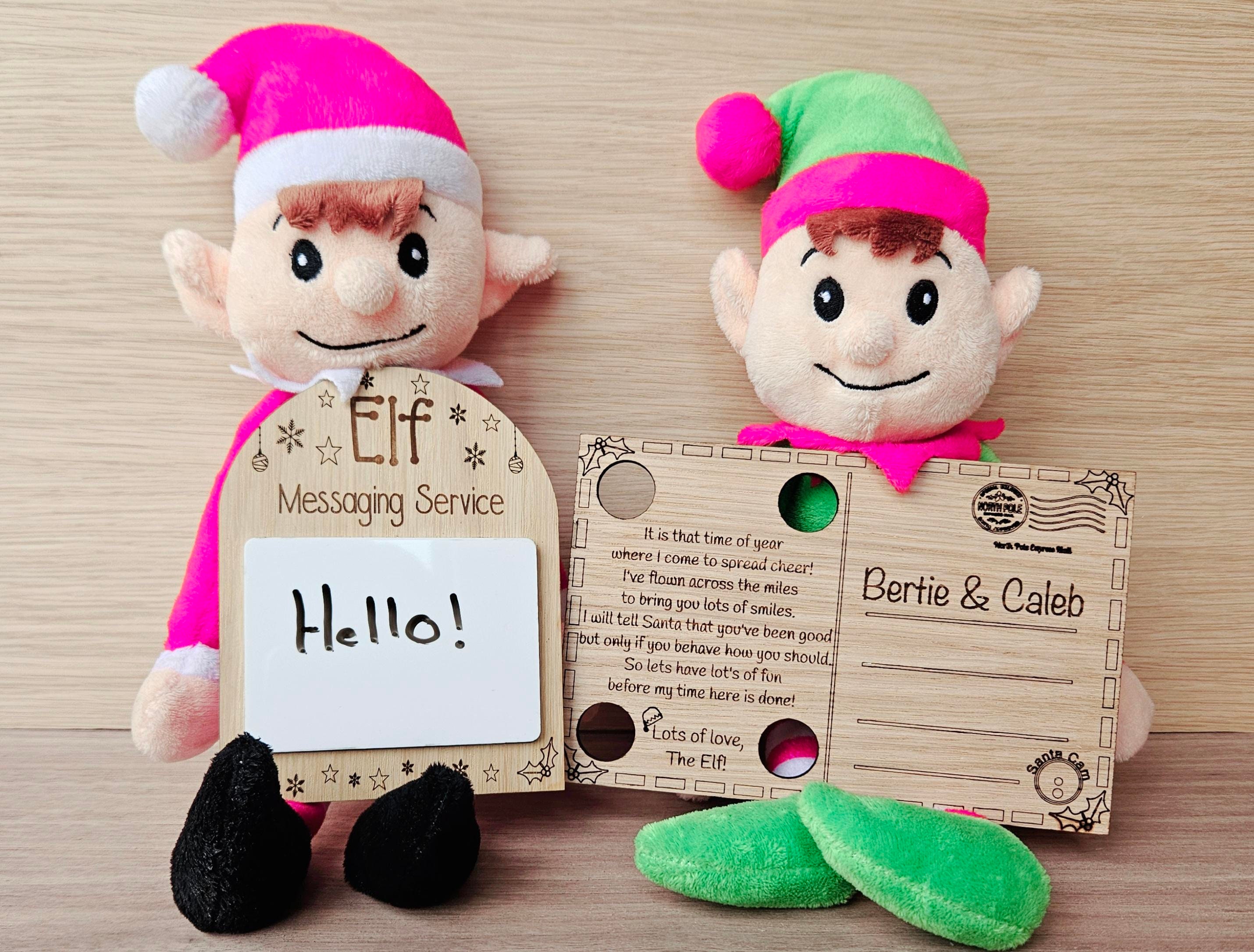 I'm Back Elf Postcard, Personalised Elf Arrival Ideas, Christmas Elf ...
