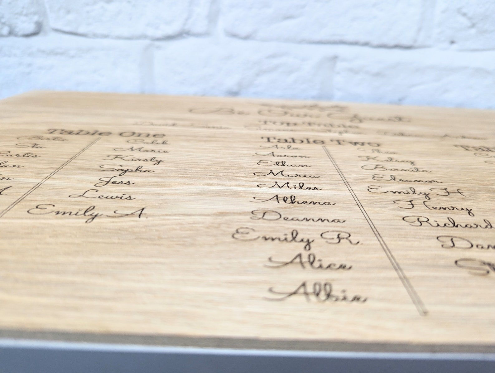 Wedding Table Plan, Wood Wedding Sign, Seating Plan Wedding Sign ...
