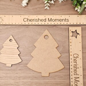 Wooden Christmas Tree Craft Blanks, Custom Size and Shape, Wood Shapes ...