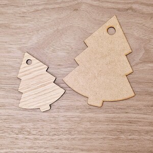 Wooden Christmas Tree Craft Blanks, Custom Size and Shape, Wood Shapes ...