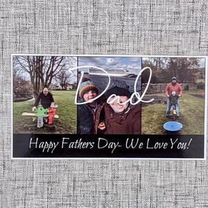 Dad Magnet, Photo Fridge Magnet, Dad Birthday Present From Kids ...