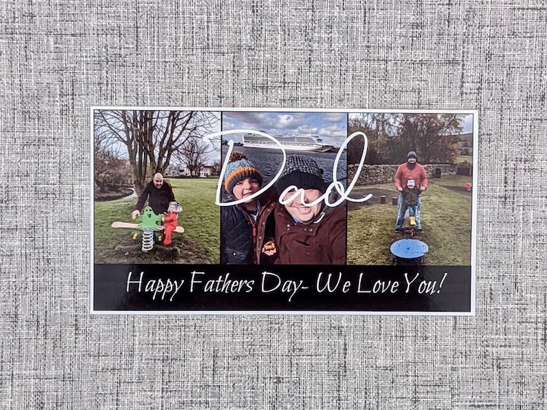 Dad Magnet Photo Fridge Magnet Dad Birthday Present From - Etsy UK