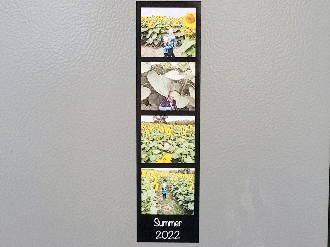 Personalised Photo Strip Magnet, Picture Bookmark, Photo Gift for Him ...