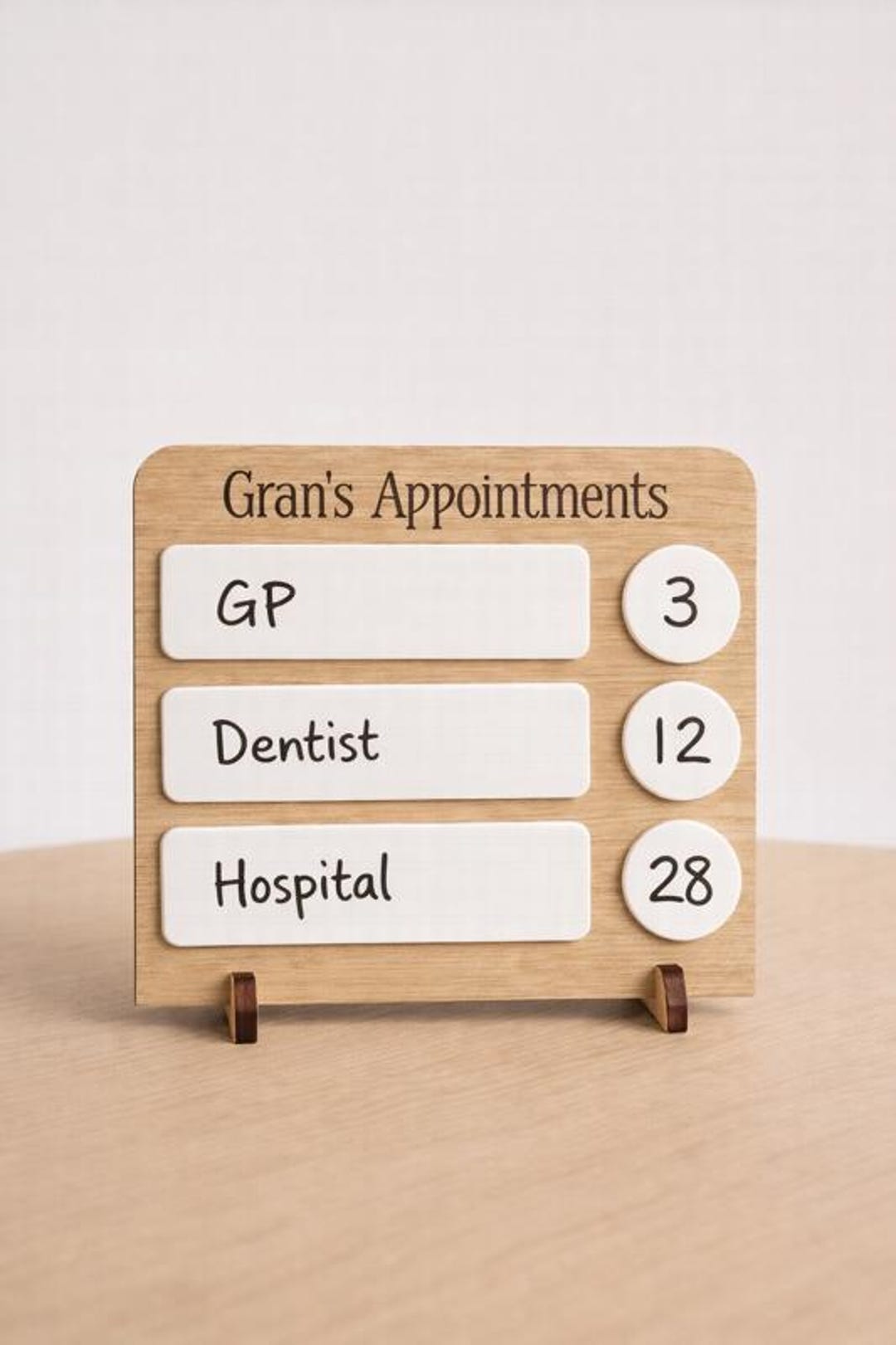 Personalised Medication Routine Board, Appointment Reminder Reusable ...