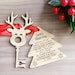 Personalised Santa's Magic Key, Wooden Door Key and Gift Tag for Santa ...