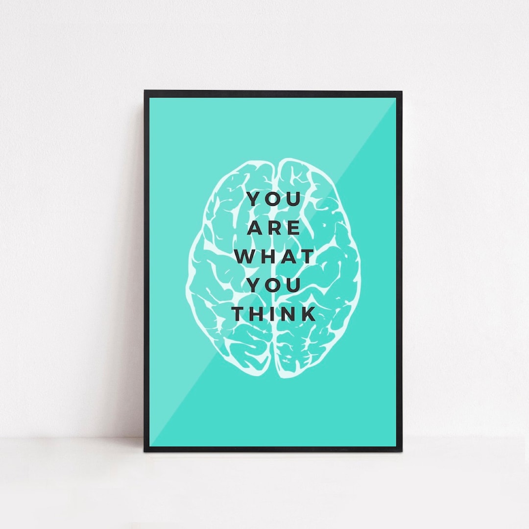 Eres lo que crees. Impresión de citas inspiradoras. PDF descargable ...