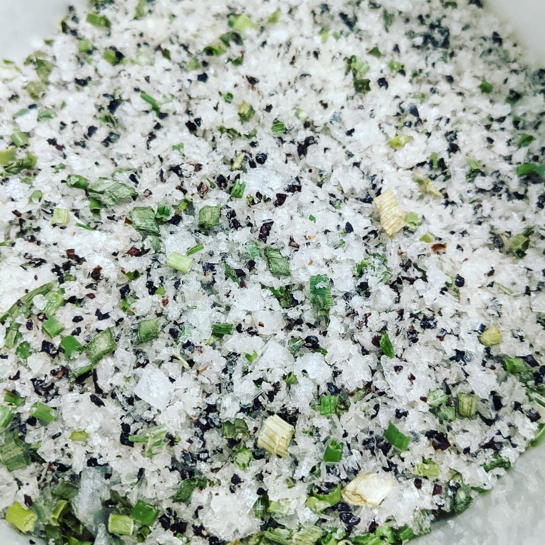 Sea Salt | Salt | Black Garlic | Chive | Flake Salt | Small Batch ...