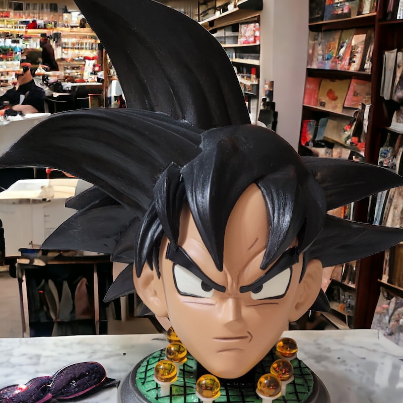 Dragon Ball Goku Head - Etsy