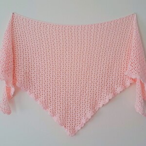 Crochet Romantic Mesh Shawl PATTERN, Crochet Easy Feminine Open Work ...