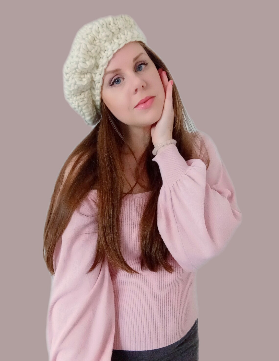 Crochet Easy French Beret PATTERN Crochet Easy Beret Hat for - Etsy UK