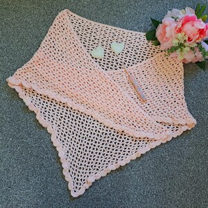 Crochet Romantic Mesh Shawl PATTERN, Crochet Easy Feminine Open Work ...