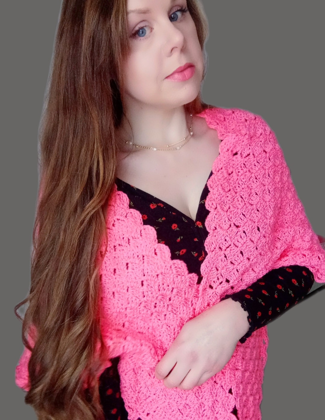 Crochet 1970s Shawl Pattern: Easy Vintage Crochet Wrap Tutorial ...