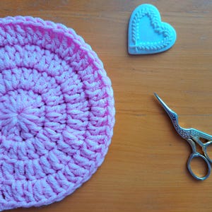 Crochet A Perfect Flat Circle PATTERN, How to Crochet A Flat Circle for Beginners, Easy Crochet ...