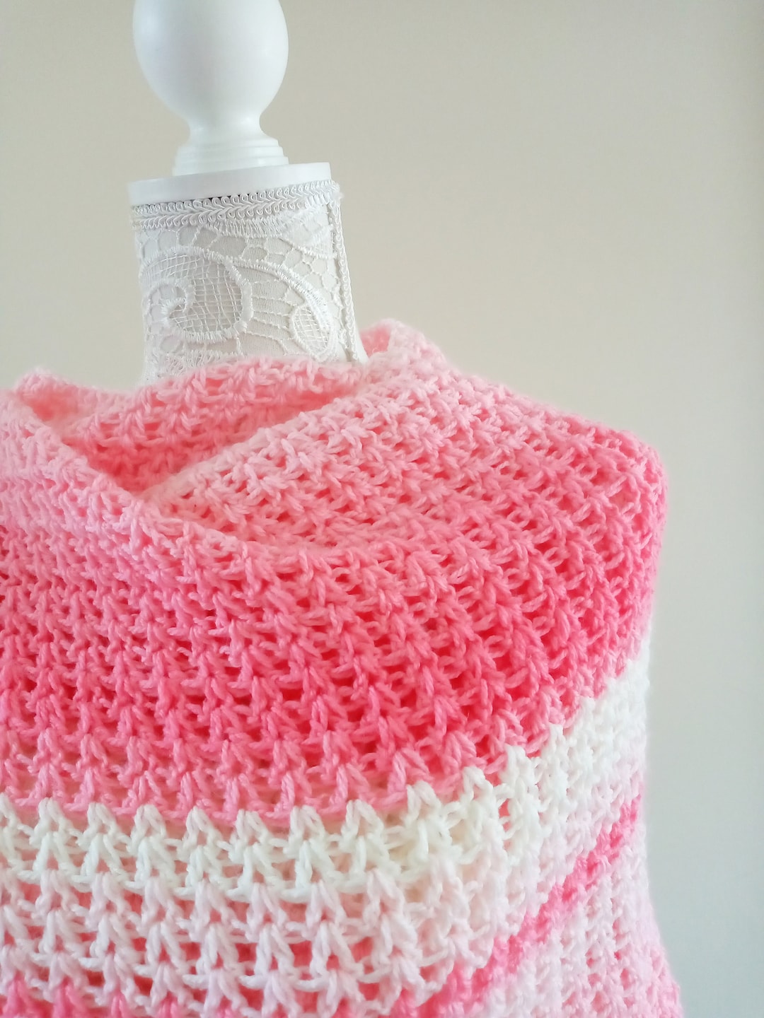 Crochet Cherry Blossom Shawl Pattern: Easy Regency Wrap (PDF Download ...