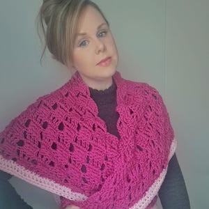 Crochet Easy Shawl Pattern for Beginners, Crochet Easy Vintage ...