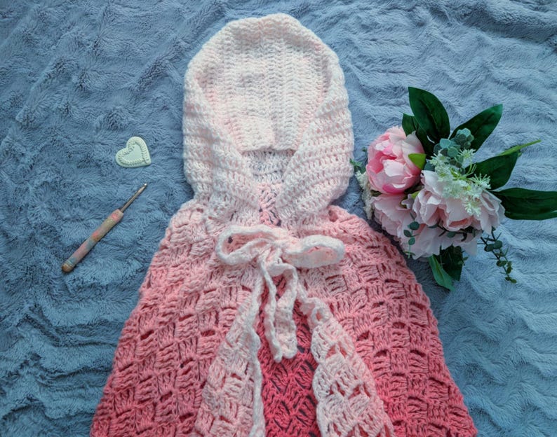 Crochet Victorian Hooded Shawl PATTERN | How to Crochet Vintage Wrap ...