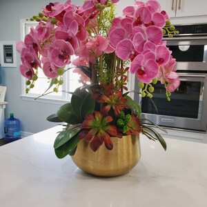 Real Touch Orchids Arrangement 20tall Orchid - Etsy