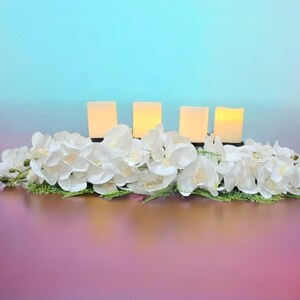 Big Orchids Real Touch Centerpieces, Large Floral Arrangement, With ...
