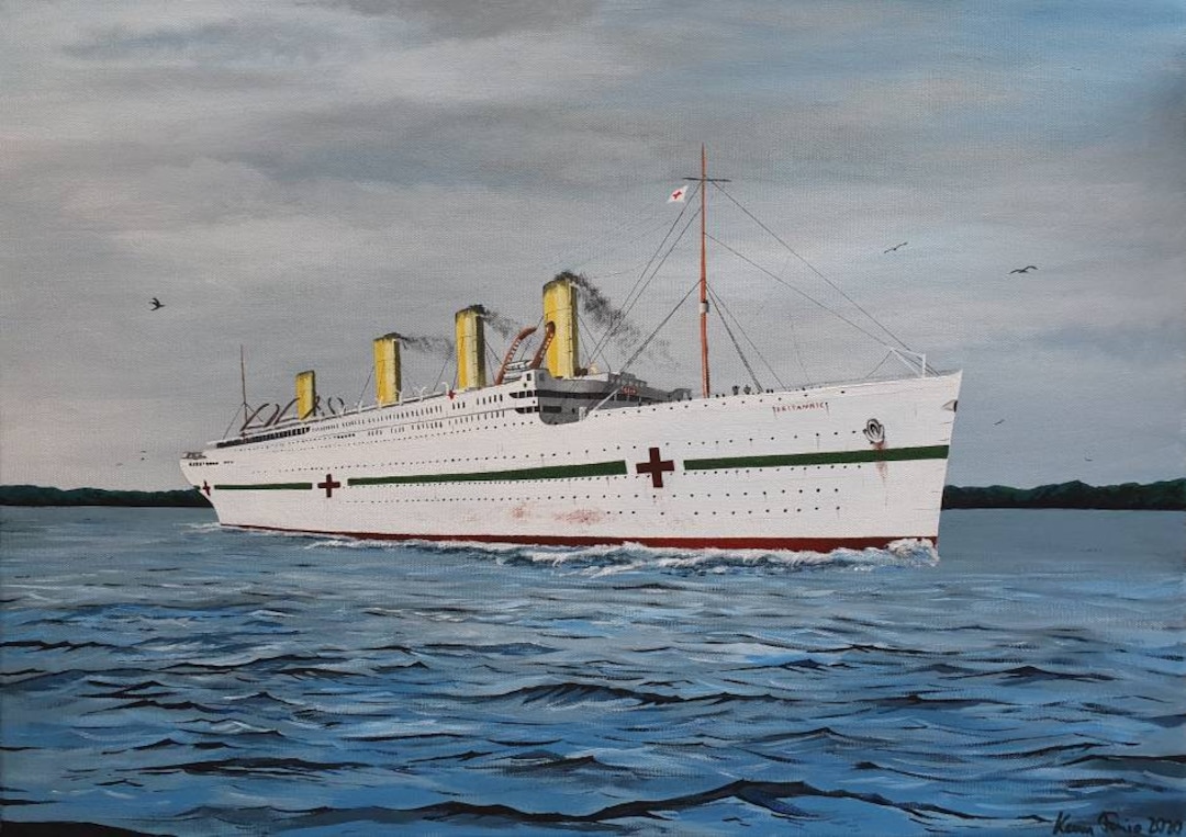 HMHS Britannic original - Etsy