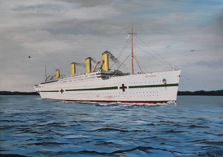 HMHS Britannic original - Etsy