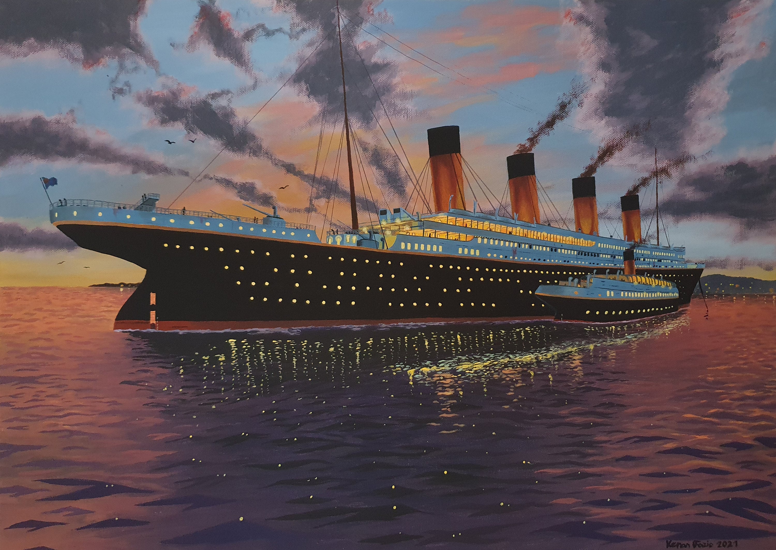 RMS Titanic & Nomadic - Etsy