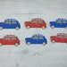 Mini Car Cupcake Toppers, Small Handmade Mini Cooper Cake Decorations ...