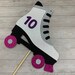 Roller Skate Cake Topper, Handmade Glitter Party Cake Decoration for ...