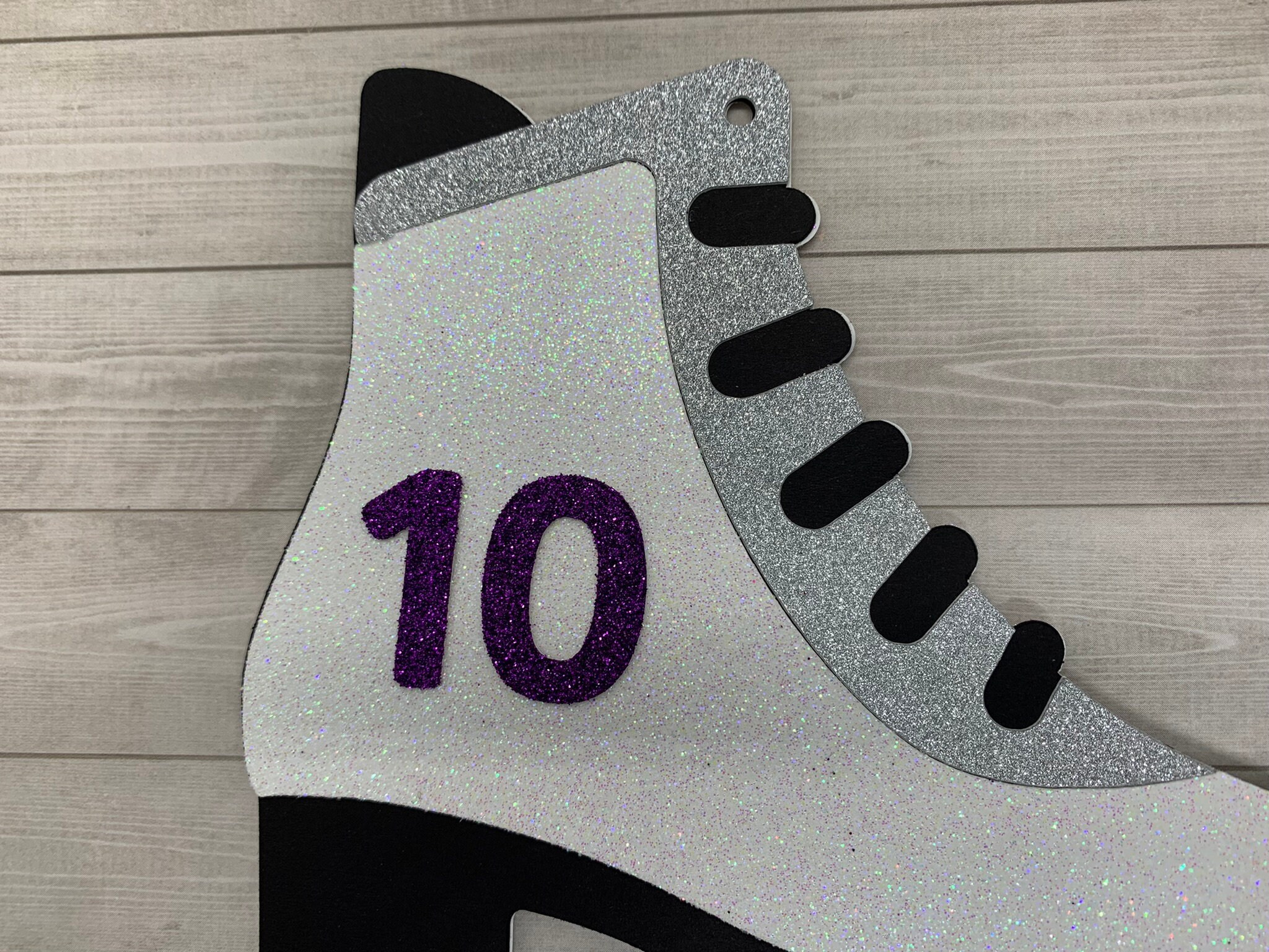 Roller Skate Cake Topper Handmade Glitter Party Cake - Etsy