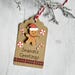 Gingerbread Man Christmas Gift Tags, Handmade Brown Labels With ...