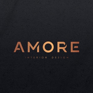 Text Logo, Premade Logo Design, Interior Design Logo, Elegant Logo ...