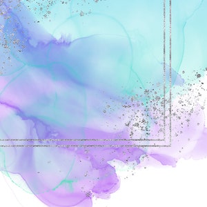 Blue Purple Logo Background Png, Brush Stroke Png, Glitter Frame, Blue ...