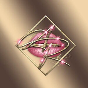 Lip Injector Logo, Premade Logo Design, Botox Beauty Logo, Gold Lip ...