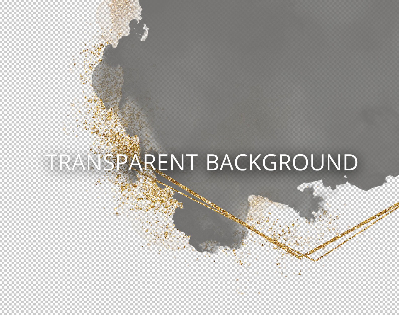 Logo Background Png Gray Brush Stroke Png Glitter Gray - Etsy