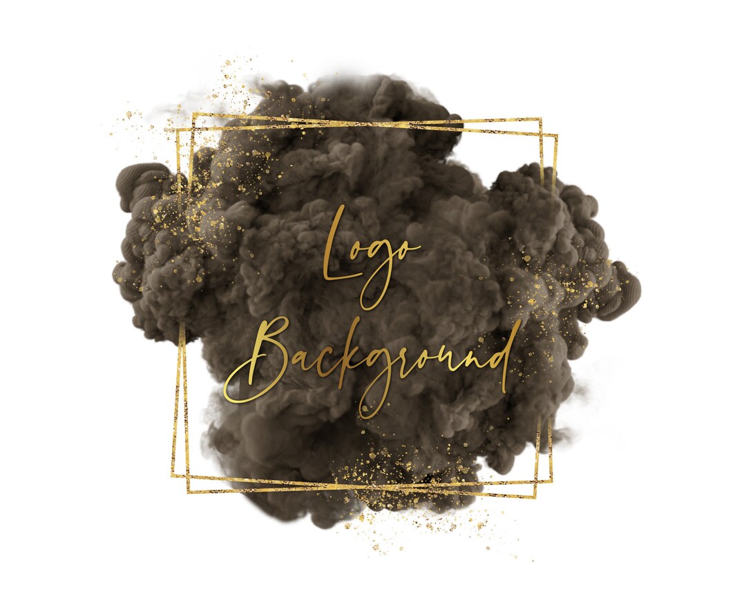 Logo Background Png, Brown Brush Stroke Png, Glitter Brown Frame ...