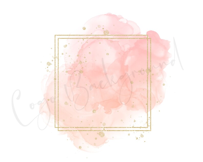 Light Pink Logo Background Png Pink Brush Stroke Png Gold - Etsy