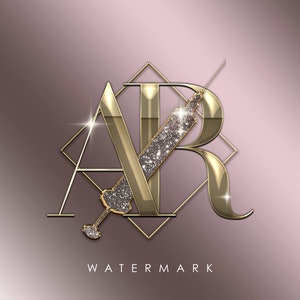 Aesthetics Logo, Glitter Gold Logo, Premade Logo Design, Beauty Logo, Syringe Logo, Needle Logo ...