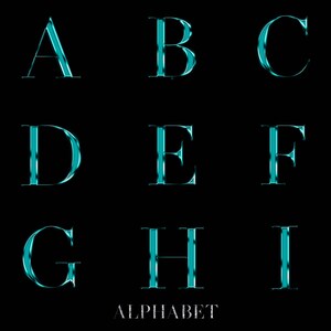 Teal Chrome Alphabet PNG Clip Art, Blue Chrome Letters Png, Glitter ...