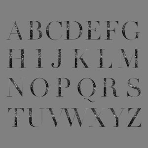 Black Glitter Alphabet PNG, Diamond Alphabet PNG, Glam Alphabet Clipart ...