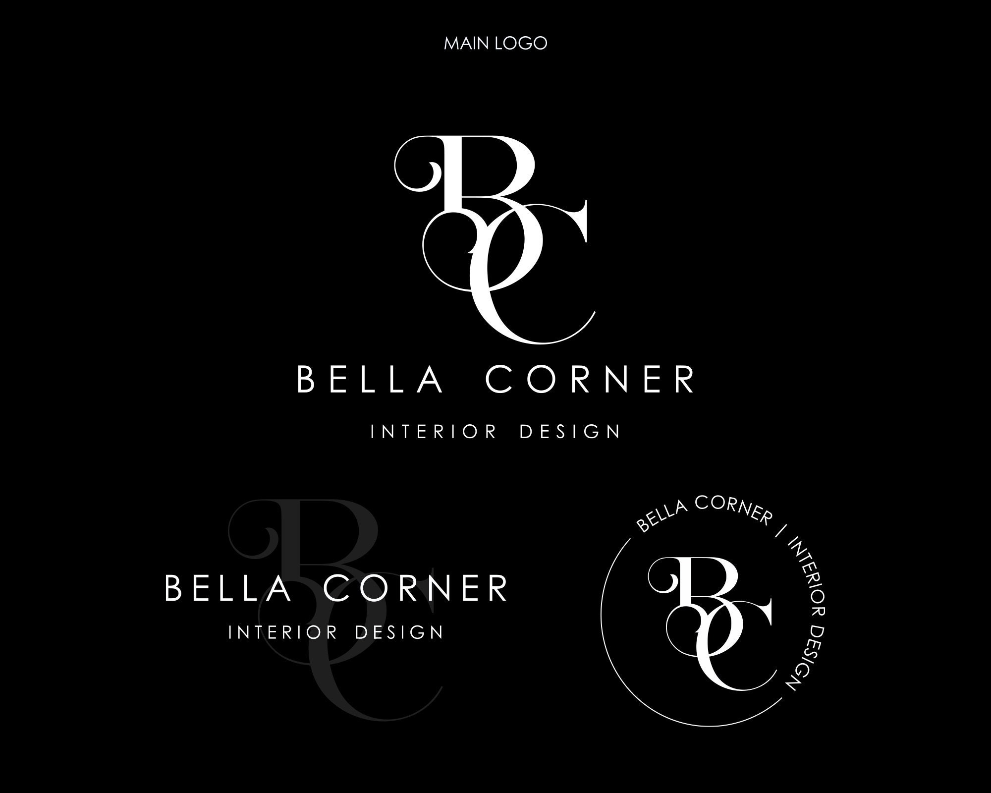 Premade Initial Logo Design, Elegant Modern Business Branding - Etsy UK