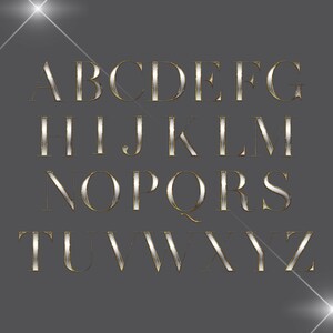 Silver and Gold Alphabet Png, Metallic Alphabet Clipart, Chrome ...
