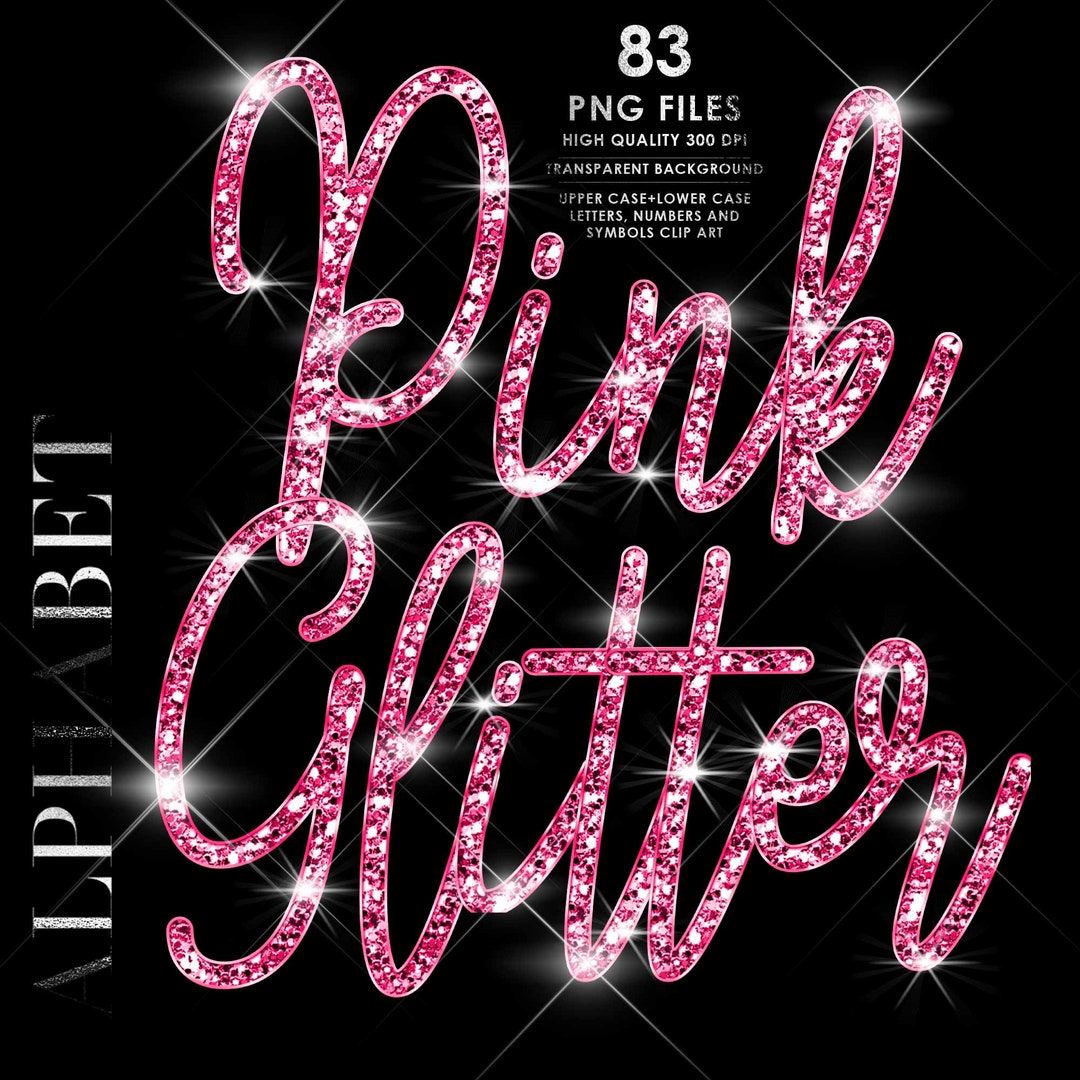 Hot Pink Alphabet Png Clipart, Doodle Alphabet, Script Letters Png ...