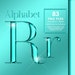 Turquoise Chrome Alphabet PNG, Blue Chrome Letters Png, Glam Alphabet ...