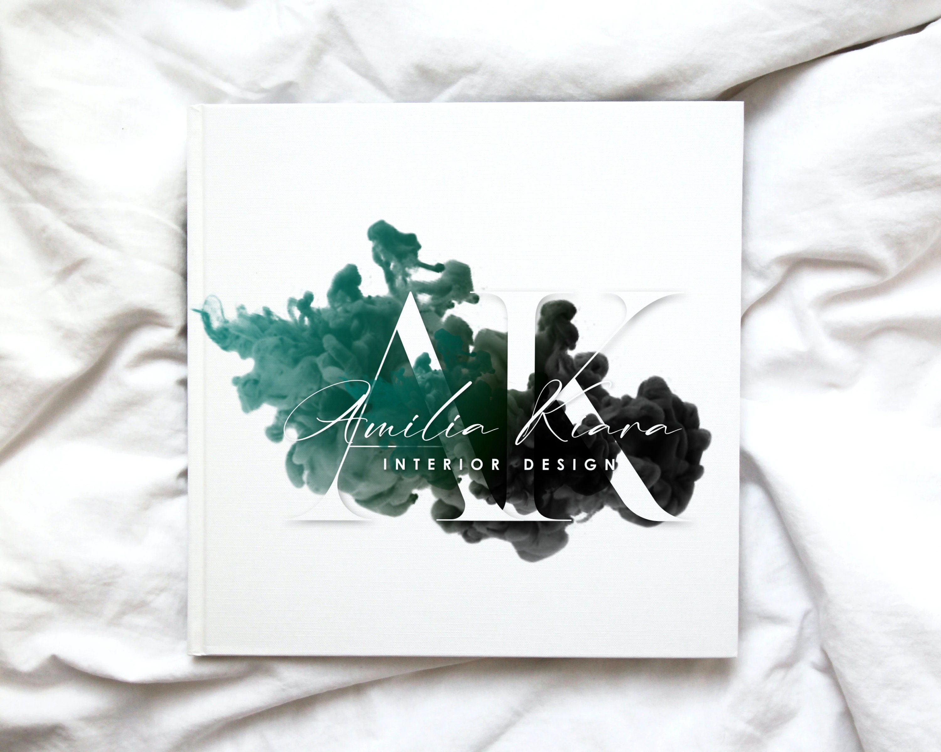 Emerald Green Logo Boutique Logo. Text Logo Premade Logo - Etsy