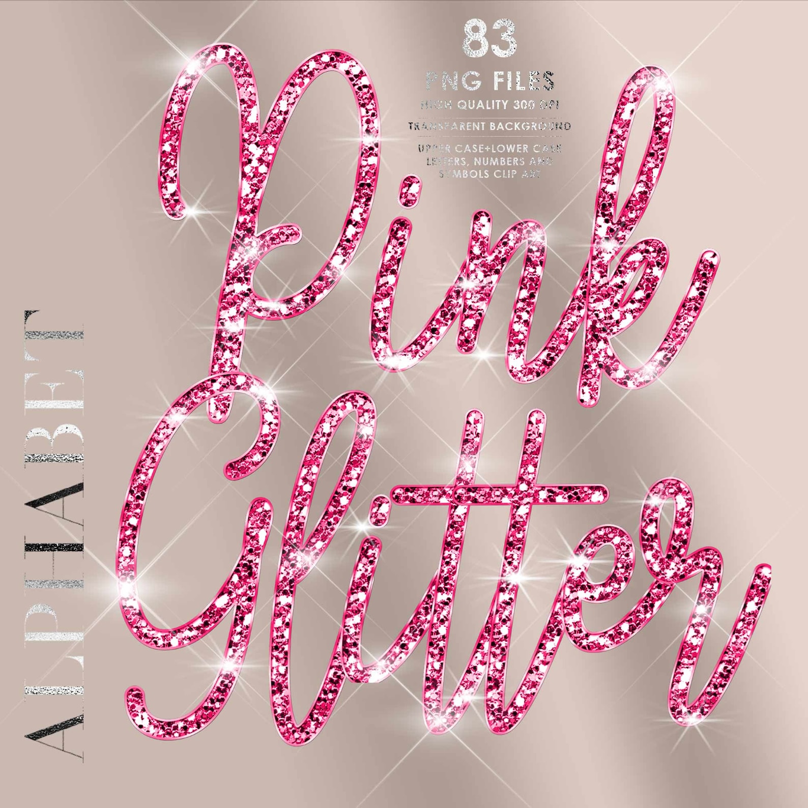 Hot Pink Alphabet Png Clipart, Doodle Alphabet, Script Letters Png ...