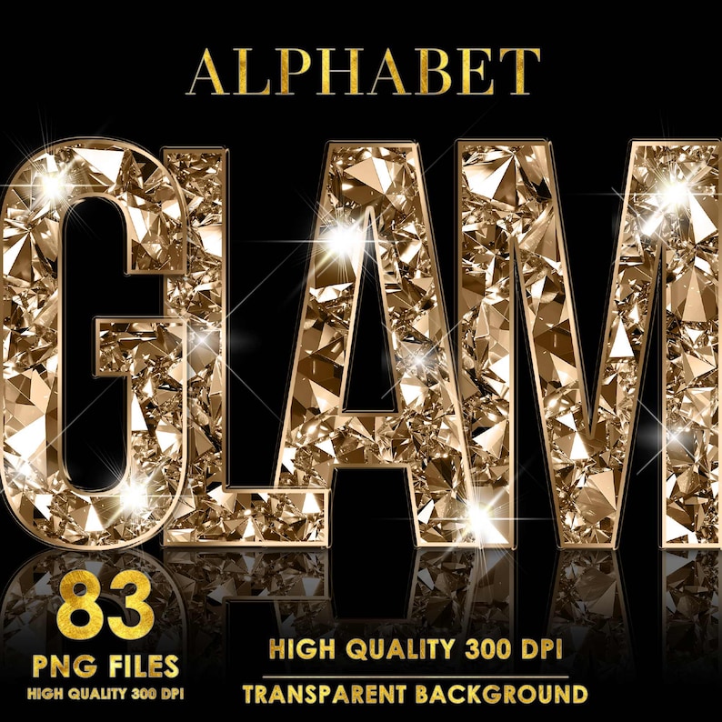 Gold Diamond Alphabet PNG Clipart, Glitter Gold Alphabet PNG, Gold Font ...